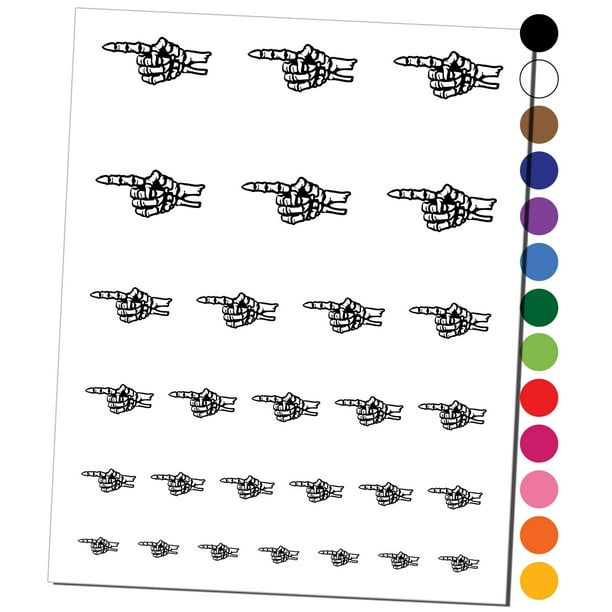 Skeleton Bone Hand Pointing Index Finger Spooky Halloween Water ...