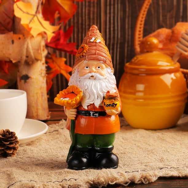 Matoen12 Gnome Dwarf Ornament Garden Resin Statue Ornament Decorative ...