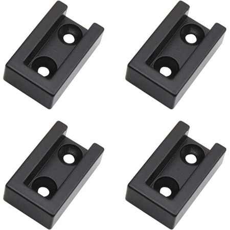 NETSENG 4 Pack 12.5mm Aluminum Alloy Rectangle Bracket with Screws ...