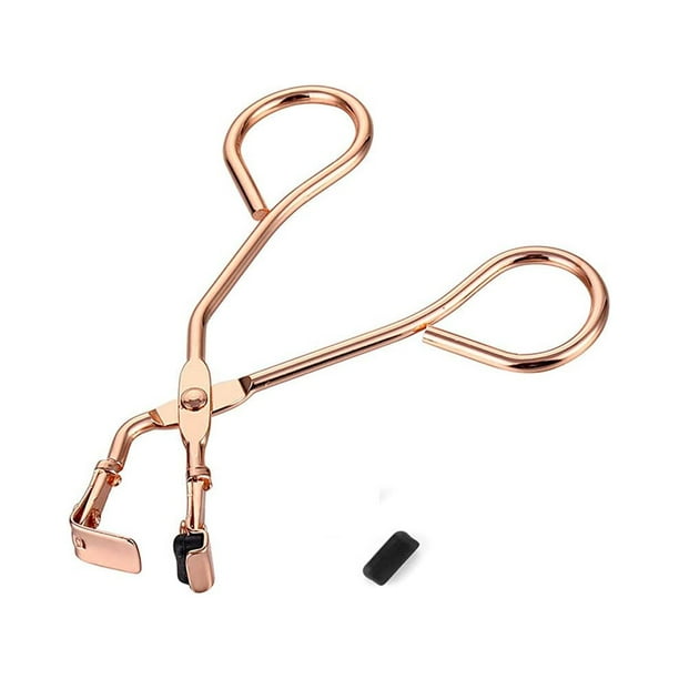 Silicone Eyelash Curler With 20 Refill Pads No Pinching Mini Lash Curler for Dramatic Lash Look ...
