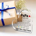 UCEI Papa Definition Acrylic Heart Keepsake Plaque Gift 4.5" - Walmart.com