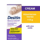 Desitin Diaper Rash Cream for Baby, Zinc Oxide Cream, Maximum Strength ...