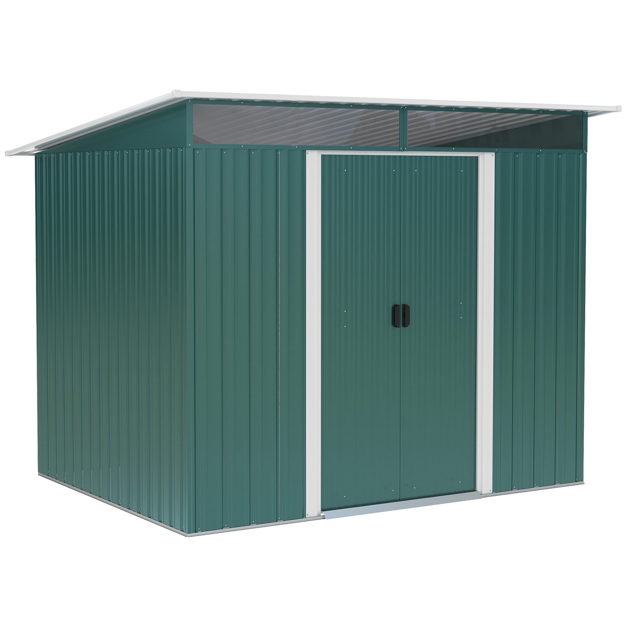 Click here for Outsunny 8.5 X 6 Garden Storage Shed With Skylight... prices
