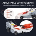 Electric Lawn Mower 12 Amp13-Inch Electric Push Mower with Grass ...