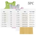 CYRBOKO Girls Cotton Tank Tops, 5PC Sleeveless Summer Loungwear Kids ...
