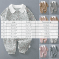 9-12 Months Infant Romper Baby Romper Spring Fall Long Sleeve Cotton ...