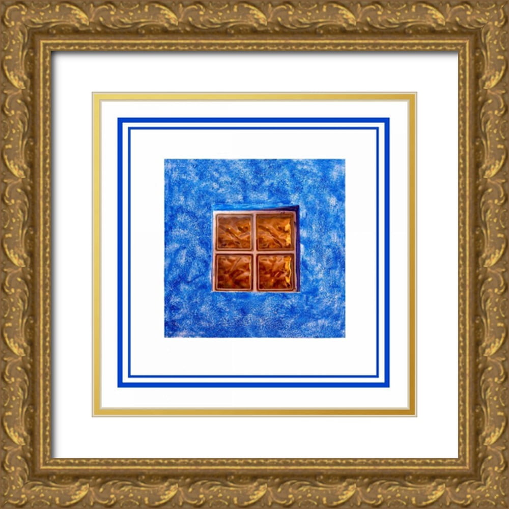 Murdock, Ramona 26x26 Gold Ornate Wood Framed with Double Matting ...