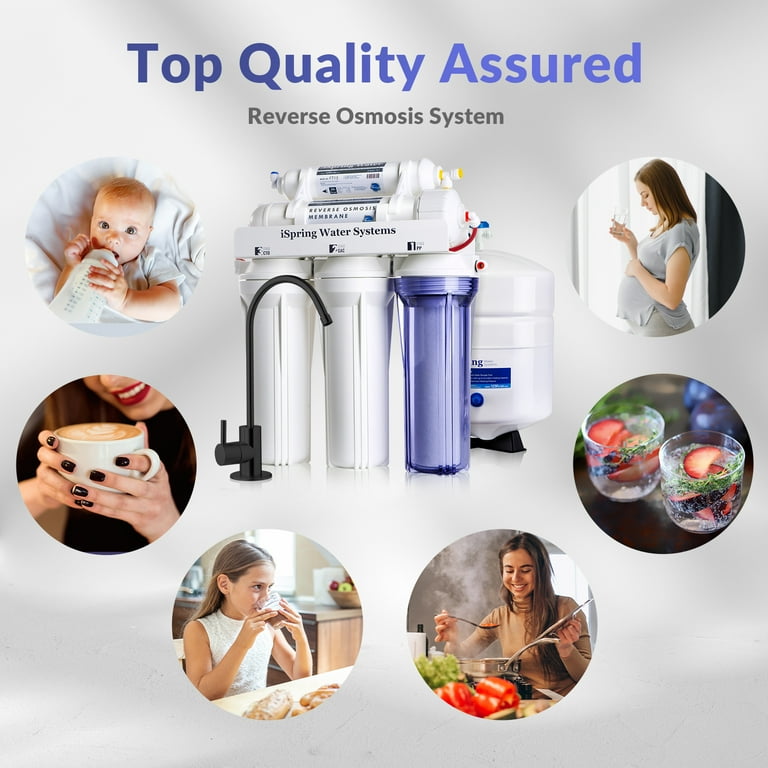 Ispring Rcc7 5stage Under Sink Reverse Osmosis Drinking ISpring
