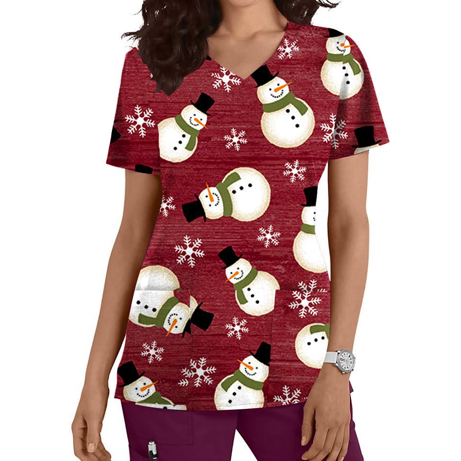 Click here for Topllc Womens Plus Size Scrubs Womens Short Sleeve... prices