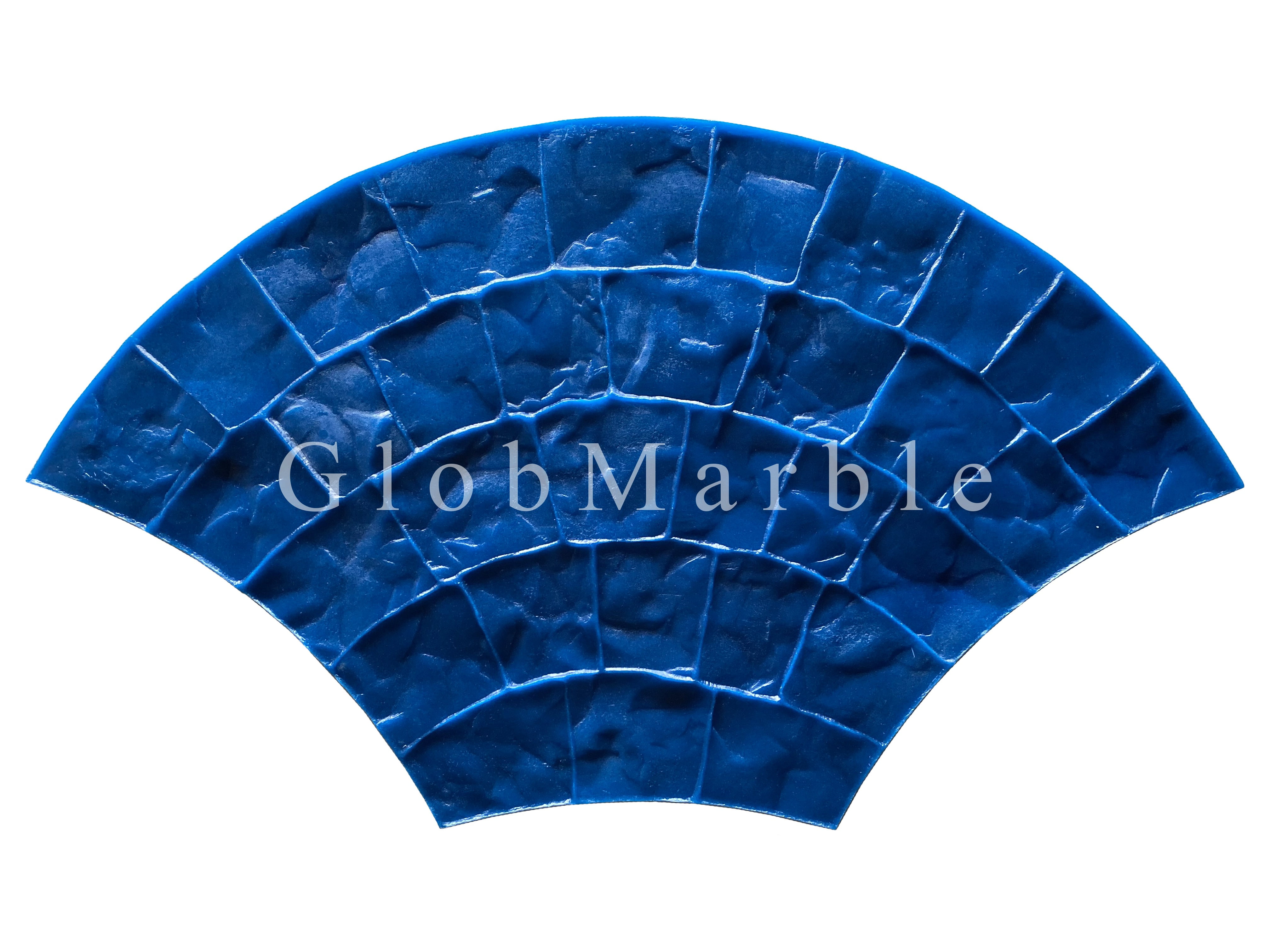 GlobMarble Cobblestone Fan Concrete Stamps Cobblestone Texture Imprint ...