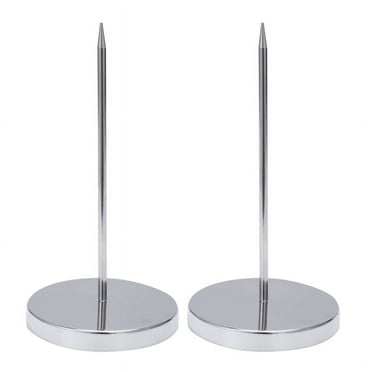 4 Pcs Desktop Receipt Holder Bill Fork Receipt Spike Stick Straight Rod ...