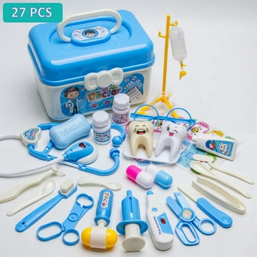 Melissa & Doug Super Smile Dentist Kit With Pretend Play Set of Teeth ...