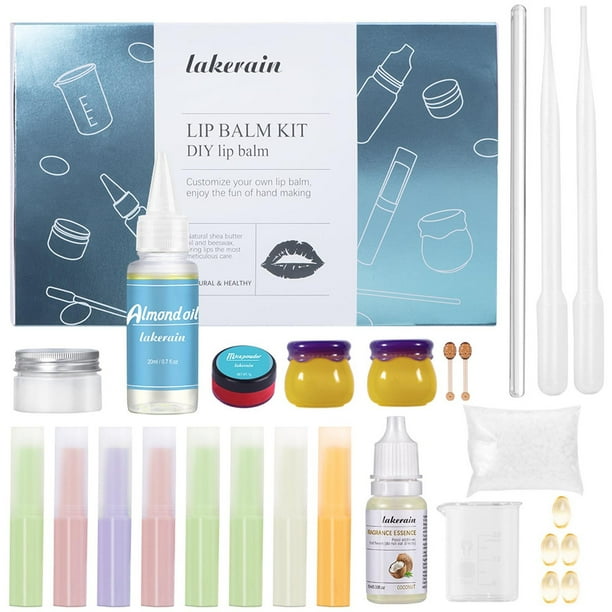 Usmixi Winter Saving Natural Shea Butter Lip Balm Kit For Girls Crafts ...