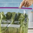 Hefty Slider Jumbo 2.5 Gallon Storage Bags, 10 Count, Large Size, Slide ...