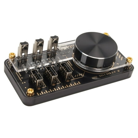 Essential Hub, Multimedia Audio Controller Black Gold 3 Ports For ...