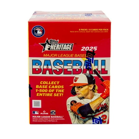 Free Shipping! Topps 2023 Heritage MLB Baseball Trading Cards Mega Box ...