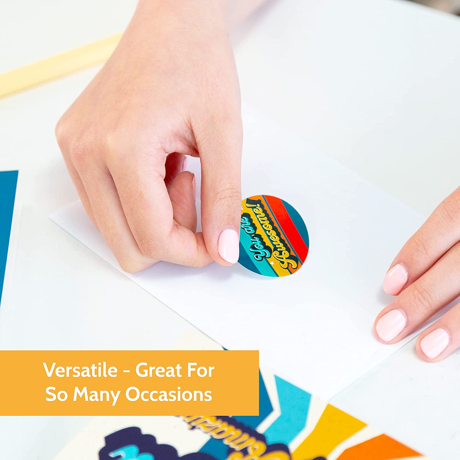 Buy 500 Kudos Appreciation Stickers 1.5” - Retro You are Awesome, You ...