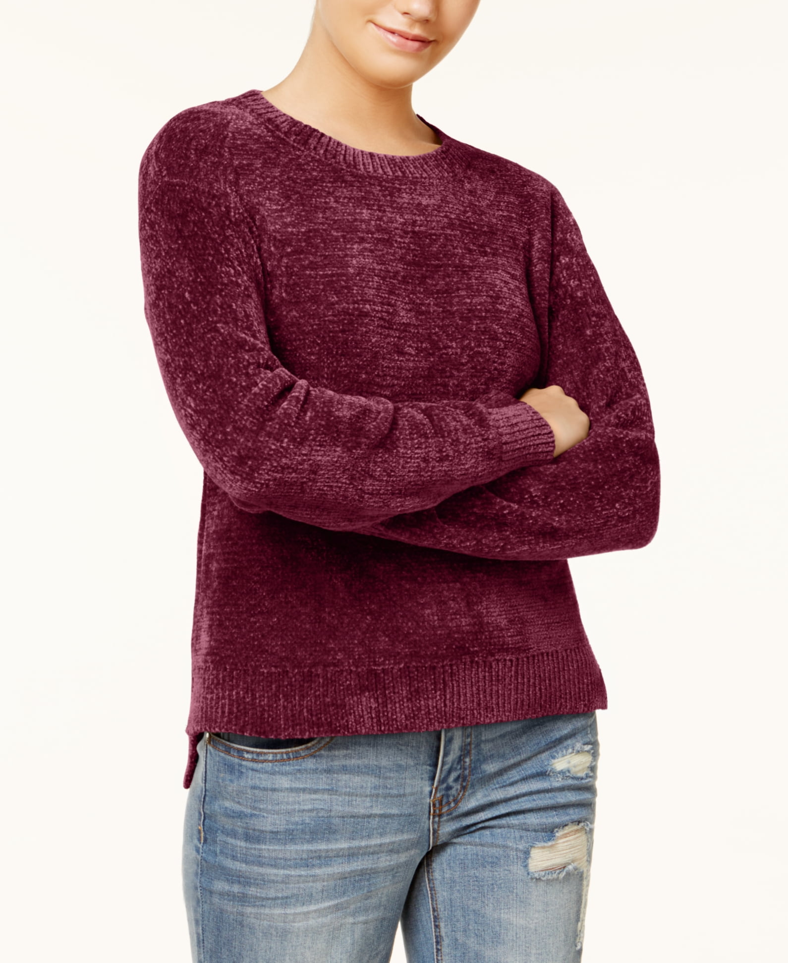 Freshman - Chenille Pullover Sweater - Juniors - LARGE - Walmart.com