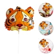 10Pcs Tiger Head Balloons Animals Head Balloons New Year Party ...