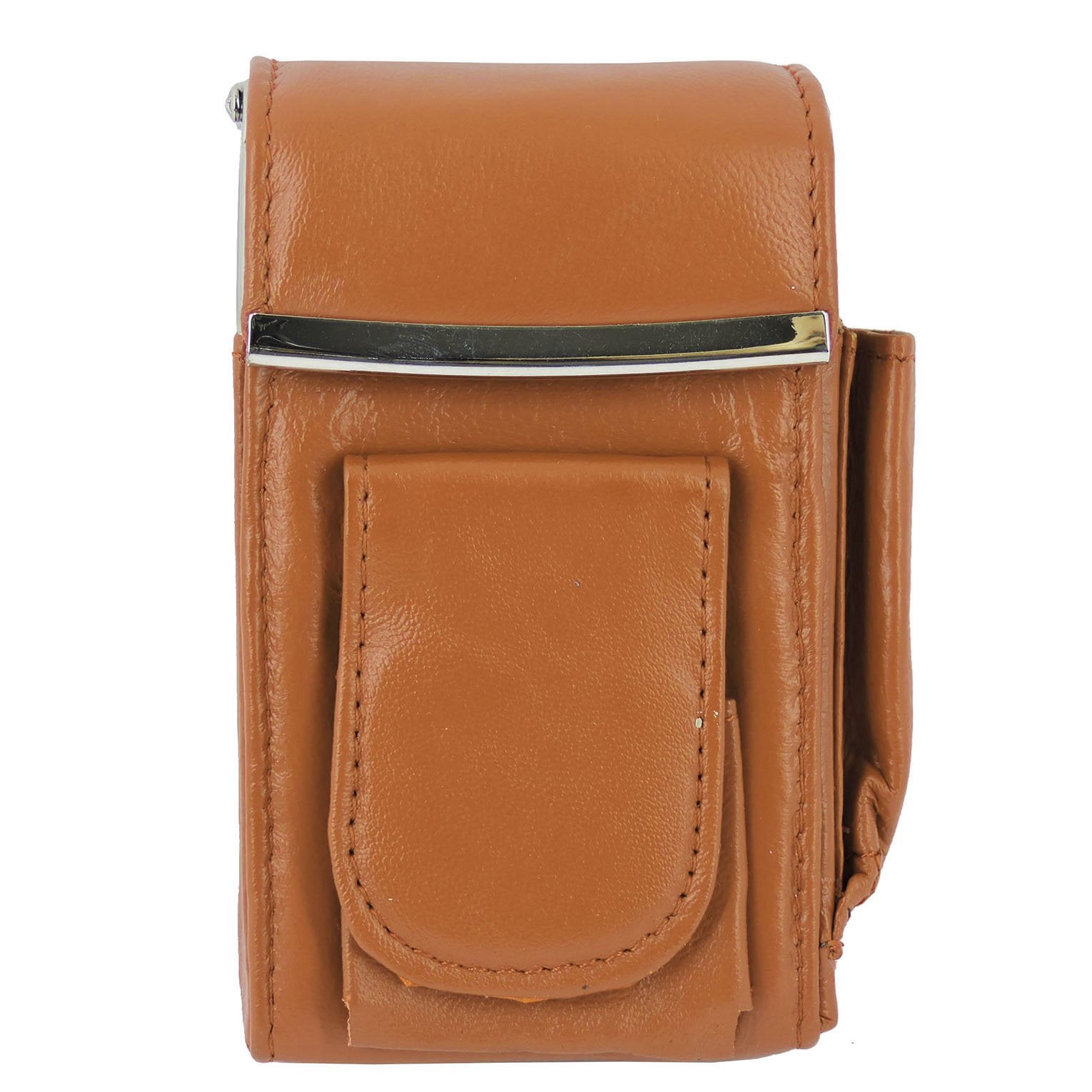 Cigarette Case Holder w Lighter Women Leather Cigarettes 100s Pack ...