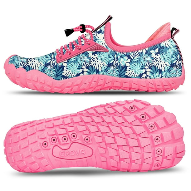 Zapatos acuáticos CROVA con empuñaduras de tacón integradas para niños ...
