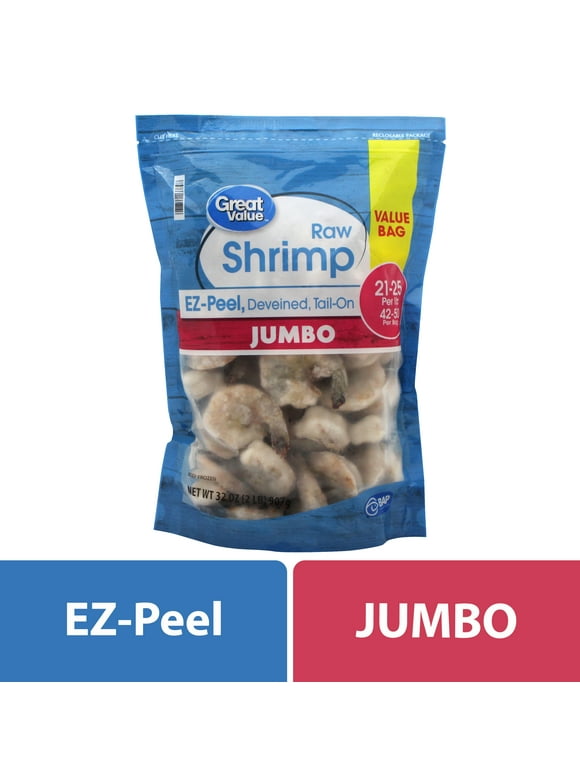 Raw Shrimp in Seafood Meal Options - Walmart.com