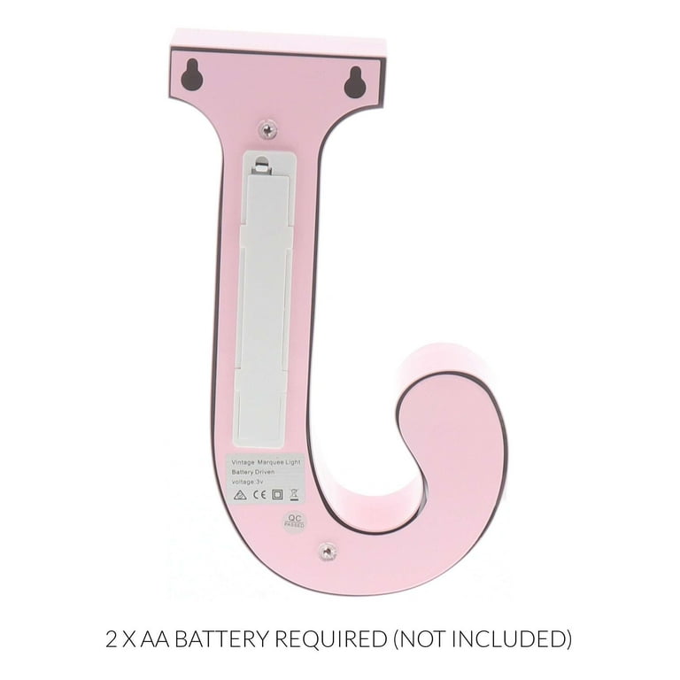 The Letter J In Pink
