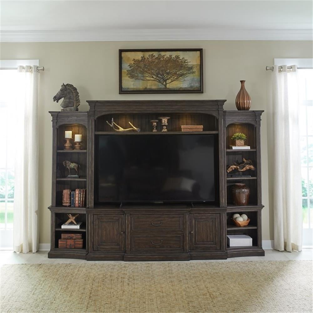 Magnolia manor entertainment center with piers store