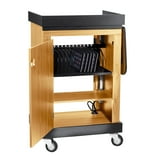Oklahoma Sound Smart Cart Lectern, Light Oak - Walmart.com