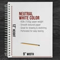 U.S. Art Supply 9" x 12" Left Hand Spiral 60lb Sketch Drawing Pad (Pack ...