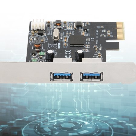 USB 3.0 Expansion Card, 2 Port Wide Compatibility Expanding Module ...