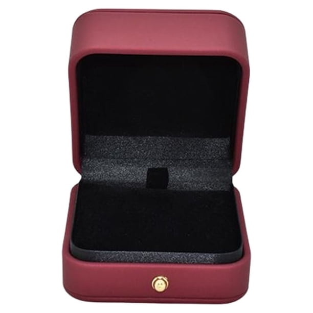 mmirethe Box Pendant Simple Square Filleted Corner Romantic Leather ...