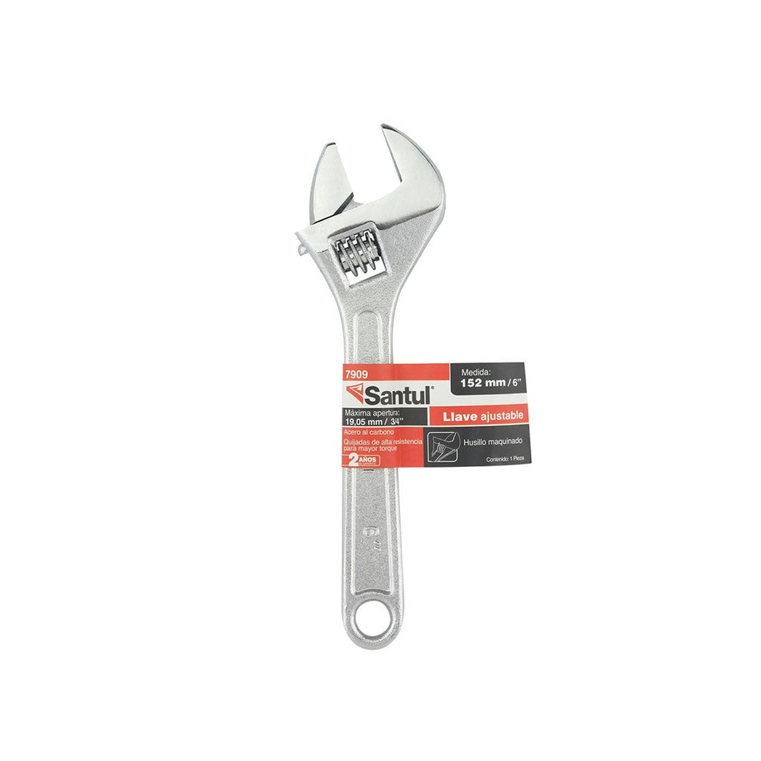 Llave Perica Ajustable Santul Cromada 6 pulgadas | Walmart en línea