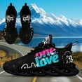 Coolcustomize Women's Lightweight Casual Shoes | "One Love" Graphic ...