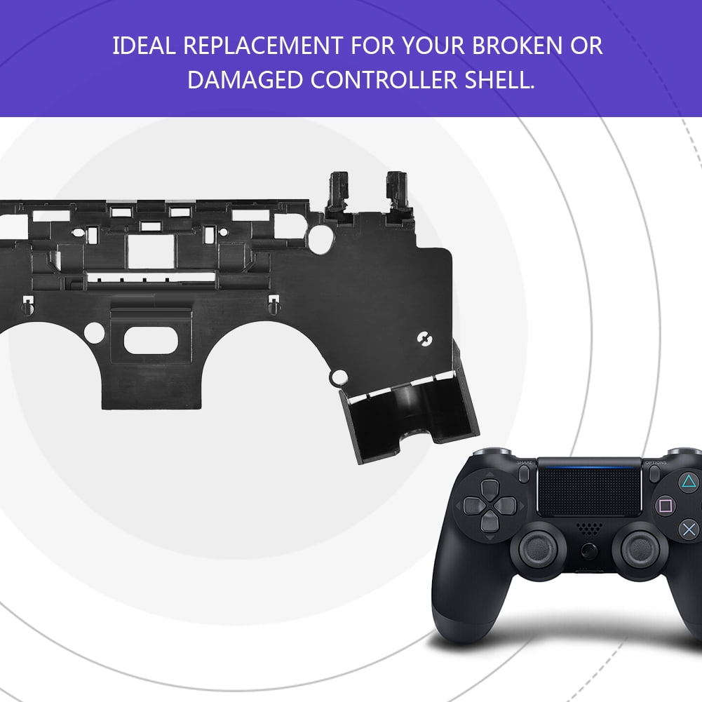 Lyumo Plastic Shell For Ps4 Controller Shell Case Black Plastic