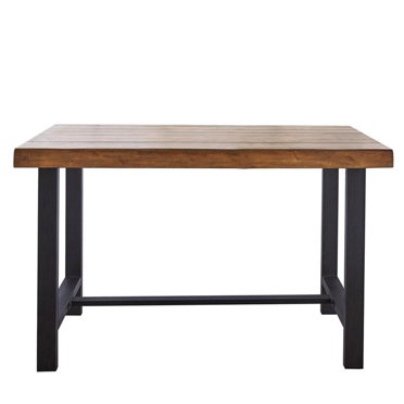 Ryan Solid Wood Rustic Smokey Oak High Counter Height 5-Piece Dining ...