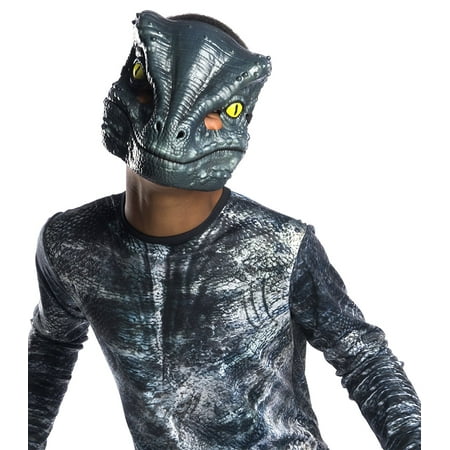 Jurassic World: Fallen Kingdom Velociraptor Blue 1/2 Mask Child Costume ...