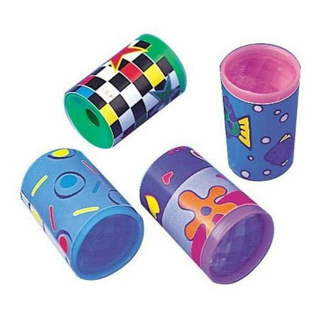 US Toy Plastic Crystal Prism Scopes Kid Toy 1.5" Party Favors, 12 Pack ...