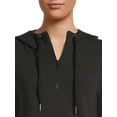 Avia Women's Mink Back Quarter Zip Hoodie With Thumbholes - Walmart.com