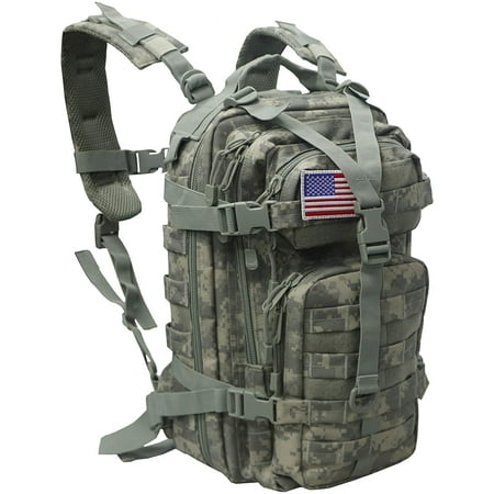 Small 30L Rucksack Military Tactical Backpack Flag Patch Outdoors Bug ...