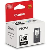 Canon PG-260 Genuine Black Ink Cartridge for Crisp, Sharp Text and ...
