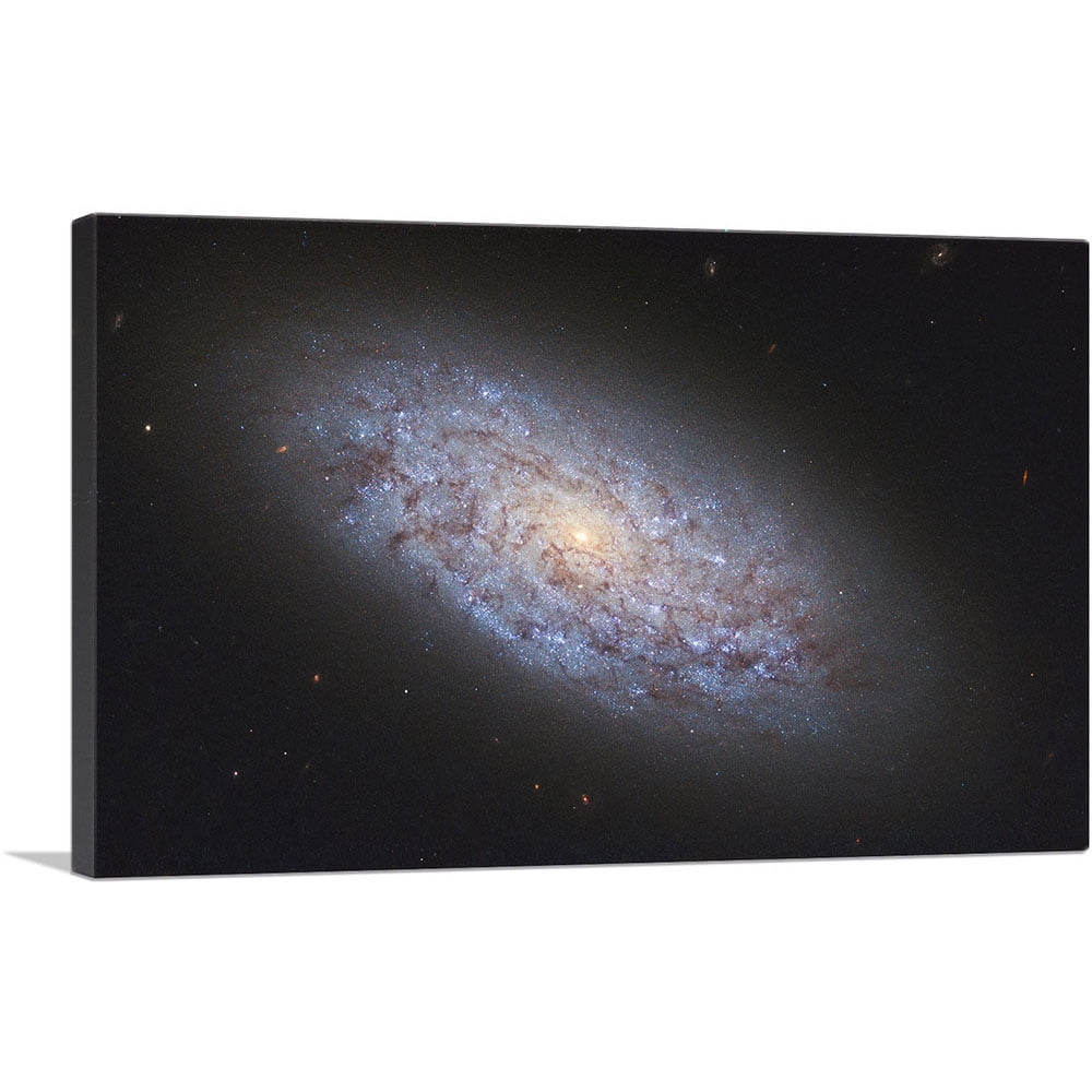 ARTCANVAS NASA Hubble Telescope Dwarf Spiral Galaxy Canvas Art Print ...