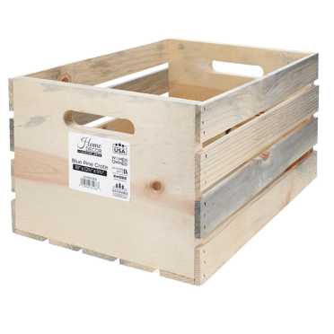 Unfinished Wood Crate, 12" x 18" - Walmart.com