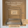 Hold N' Storage Kitchen Trash Slider - Under Cabinet 2 Way Slide Out ...