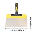 WD-Forest Pet Cleaning Scraper Multi-Size Stainless Steel Floor ...