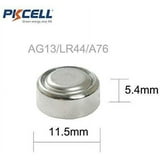 PKCELL 40 Count AG13 LR44 Button Cell Alkaline Batteries 1.5V Coin Cell - Walmart.com