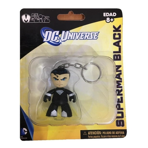 Llavero Superman Black Dc Universe Mini Mezitz Mez-itz Mezco Vinilo ...