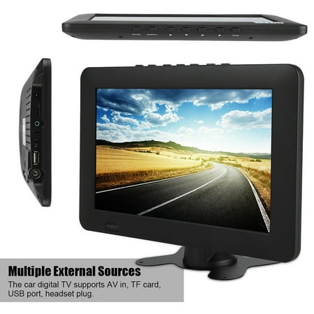 Car Television, Multiple External Sources Large Size Screen High ...