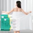 3pcs Fiber Disposable Bath Towels Suitable for Travel, Gym, Camping ...