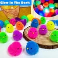 Prefilled Easter Eggs with Chick LED Puffer Balls, Light Up Stress ...